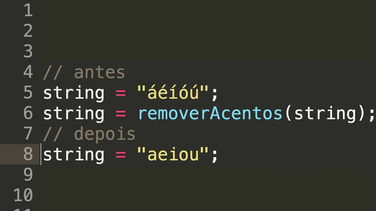 Como remover os acentos de uma string usando Javascript - Zero Bugs